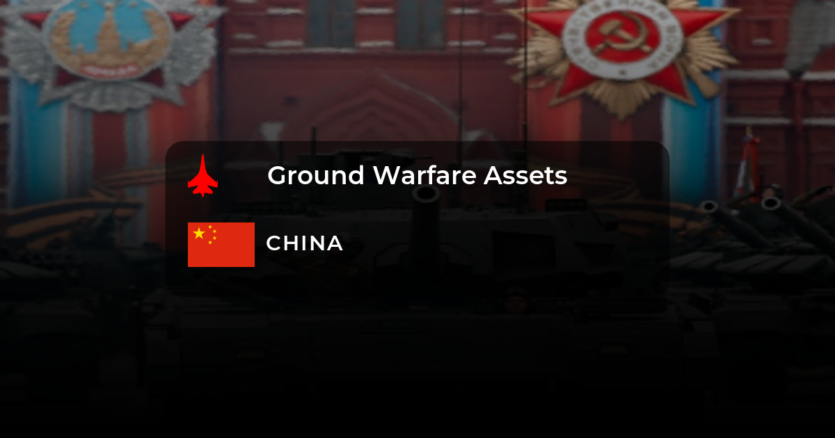 China - Ground Warfare Assets - Force Index - Military Watch Magazine
