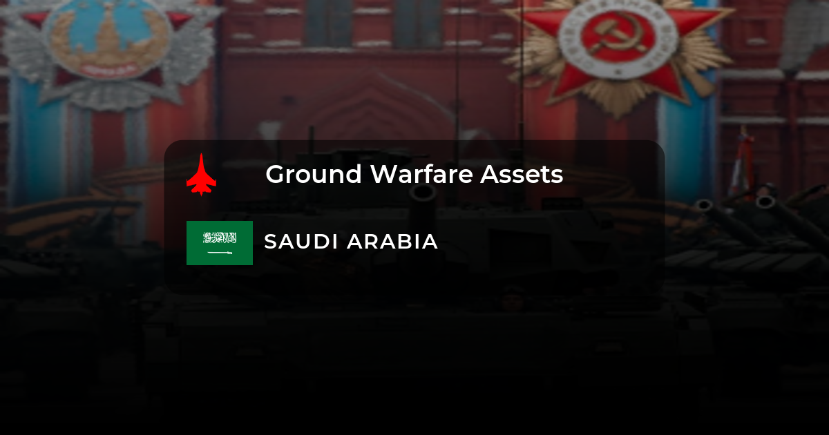 Saudi Arabia - Ground Warfare Assets - Force Index - Military Watch ...
