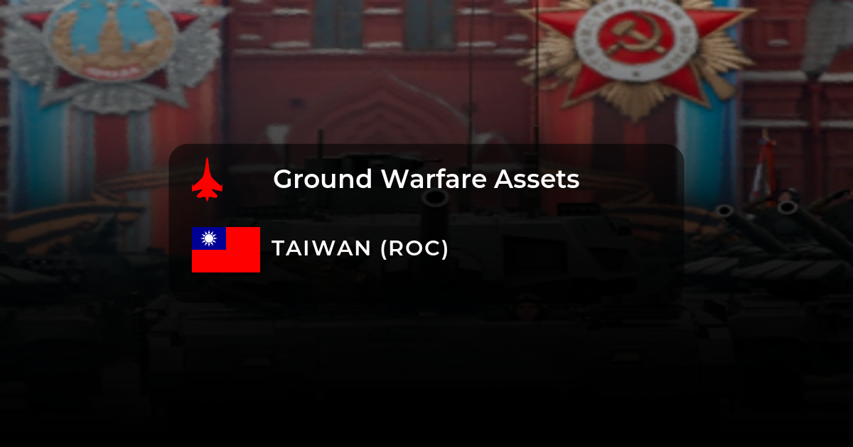 Taiwan (ROC) - Ground Warfare Assets - Force Index - Military Watch Magazine
